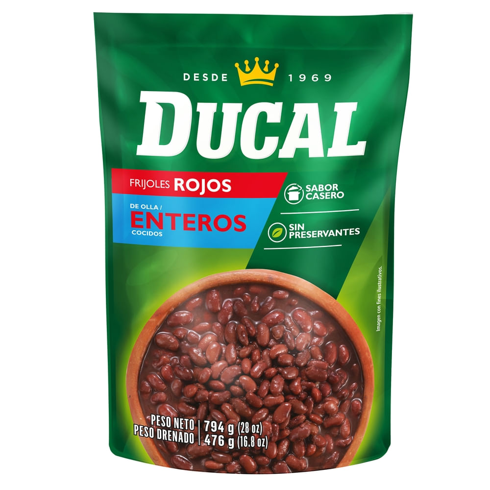 Comprar Ducal Frijol Entero Rojo Dpk 794gr | Walmart Guatemala - Paiz ...