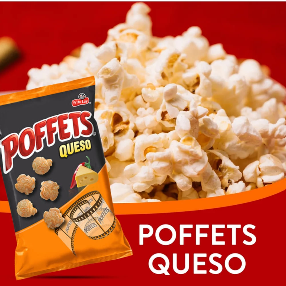 Comprar Snack Frito Lay Poffets Palomitas Con Queso - 130 g | Walmart ...