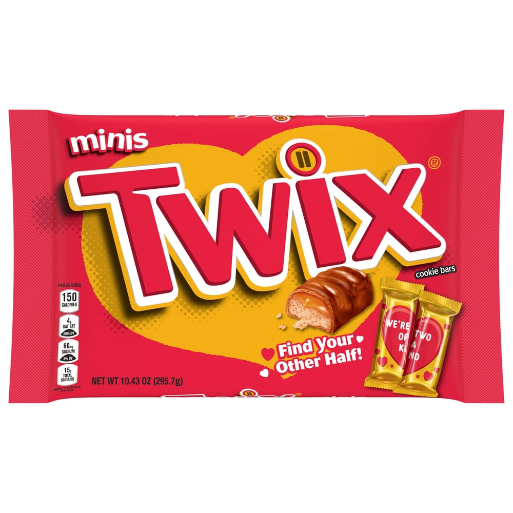 Twix Minis San Valentin 295.69 Gr - Walmart | Compra en línea