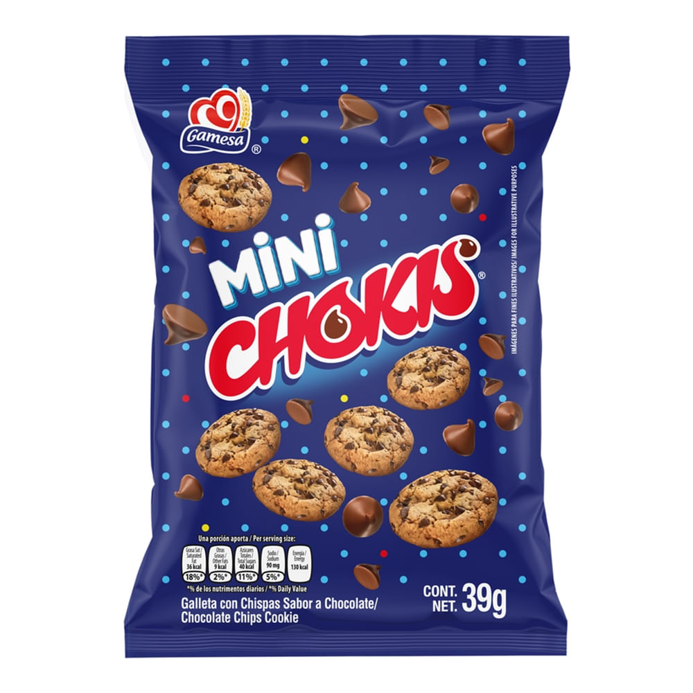 Comprar Galletas Gamesa Mini Chokis Clásica - 39 g | Walmart Walmart ...