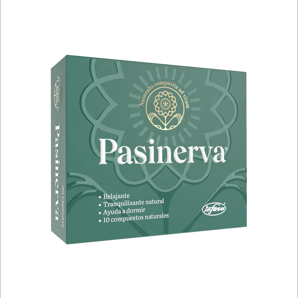 Comprar Relajante y Tranquilizante natural Pasinerva - 30 capsulas ...