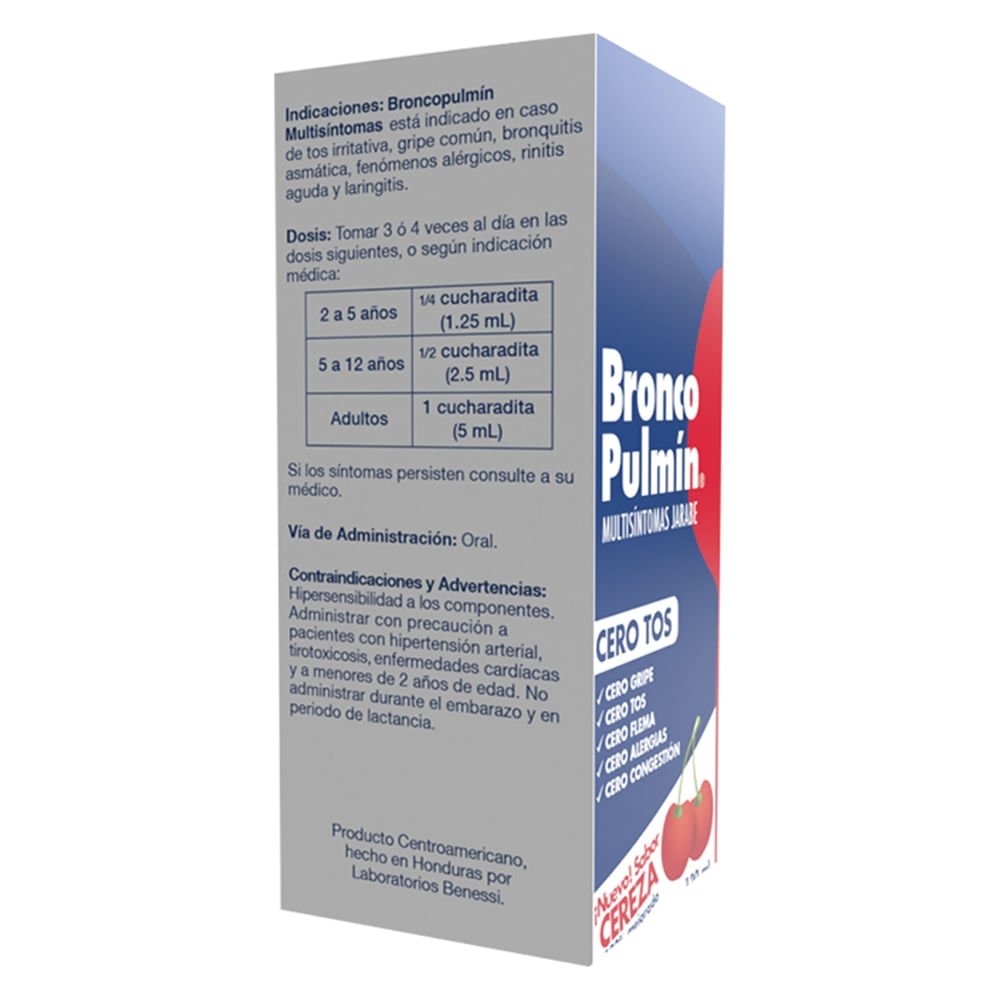 Comprar Jarabe Broncopulmin Benessi - 120ml | Walmart Guatemala ...