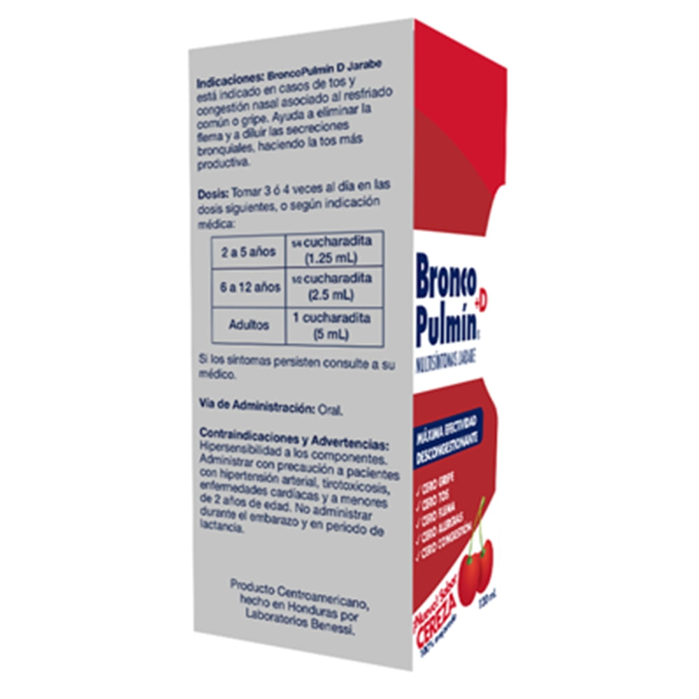 Comprar Jarabe Broncopulmin Benessi - 120ml | Walmart Guatemala - Maxi ...