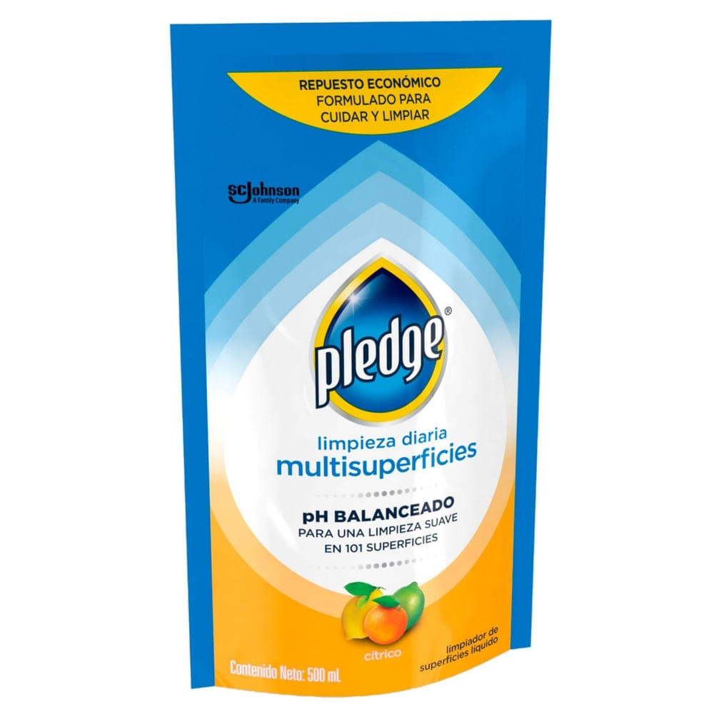 Comprar Limpiador Multisuperficies Pledge Repuesto - 500 ml | Walmart ...