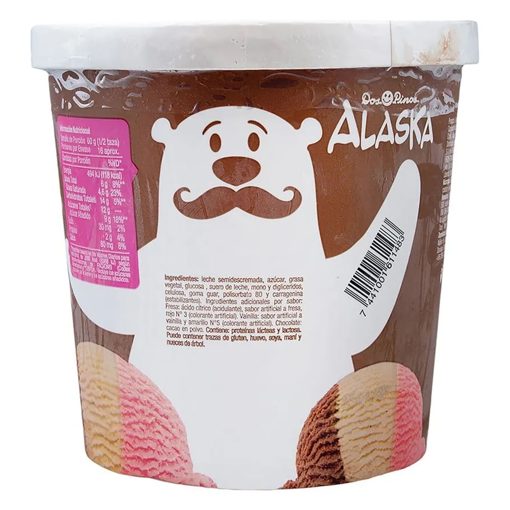 Comprar Helado Dos Pinos alaska napolitado - 972 g | Walmart Guatemala ...