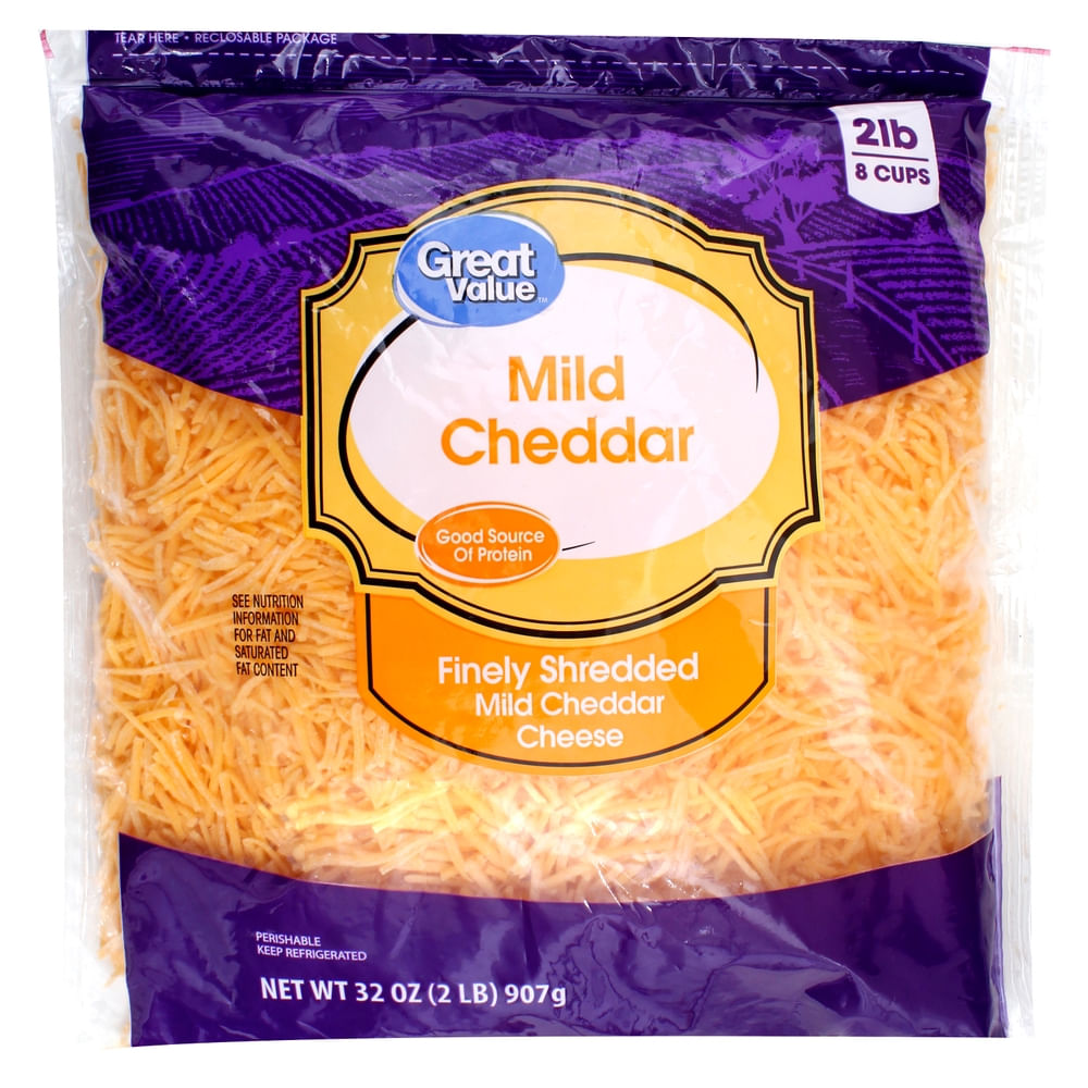 Comprar Queso Cheddar Great Value Rallado - 907g | Walmart Guatemala ...