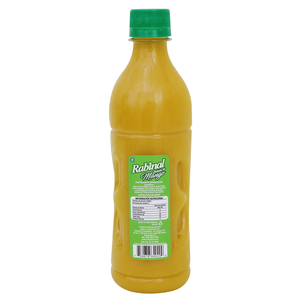 Comprar Jugo De Mango Rabinal Pet - 500 mll | Walmart Guatemala - Paiz ...