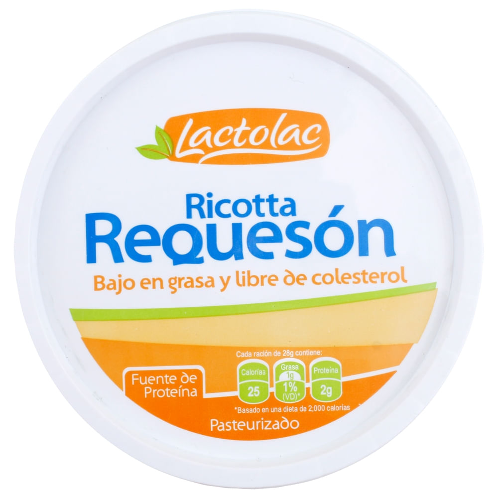 Comprar Requeson Lactolac Ricotta Bajo En Grasa y Libre De Colesterol ...