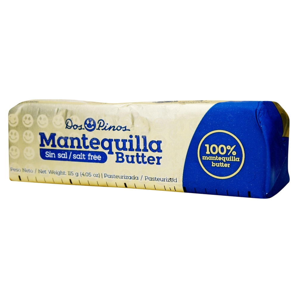 Comprar Mantequilla Dos Pinos Barra Sin Sal - 115 g | Walmart Guatemala ...