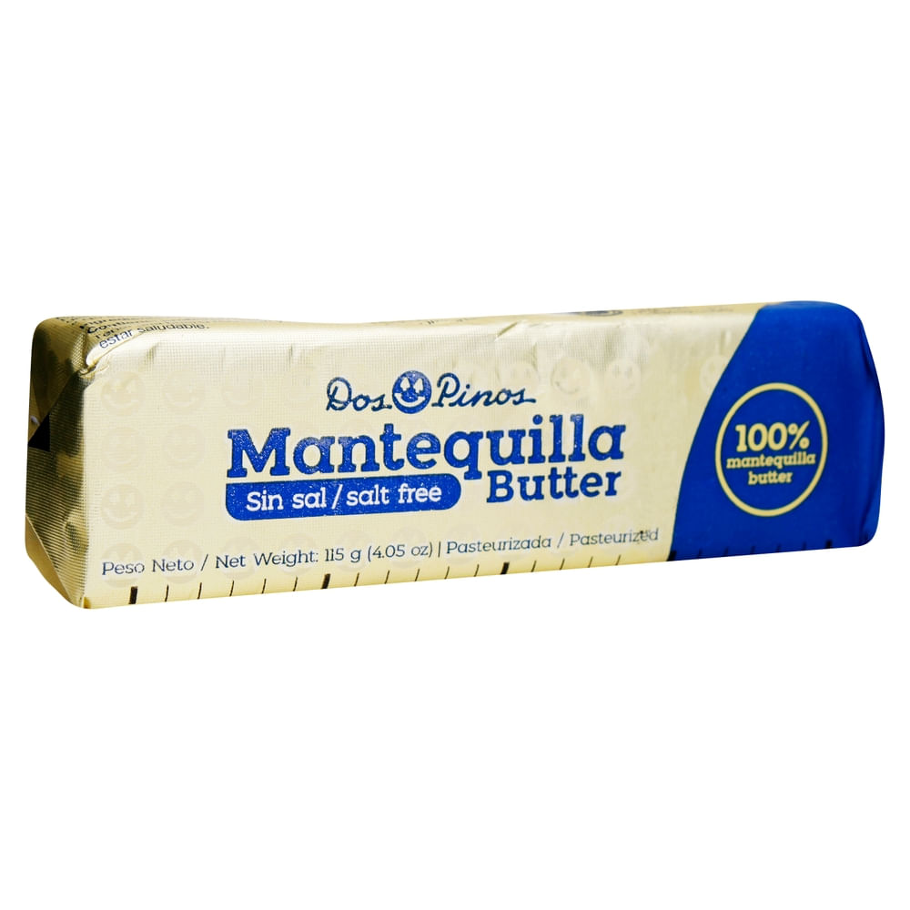 Comprar Mantequilla Dos Pinos Barra Sin Sal - 115 g | Walmart Guatemala ...