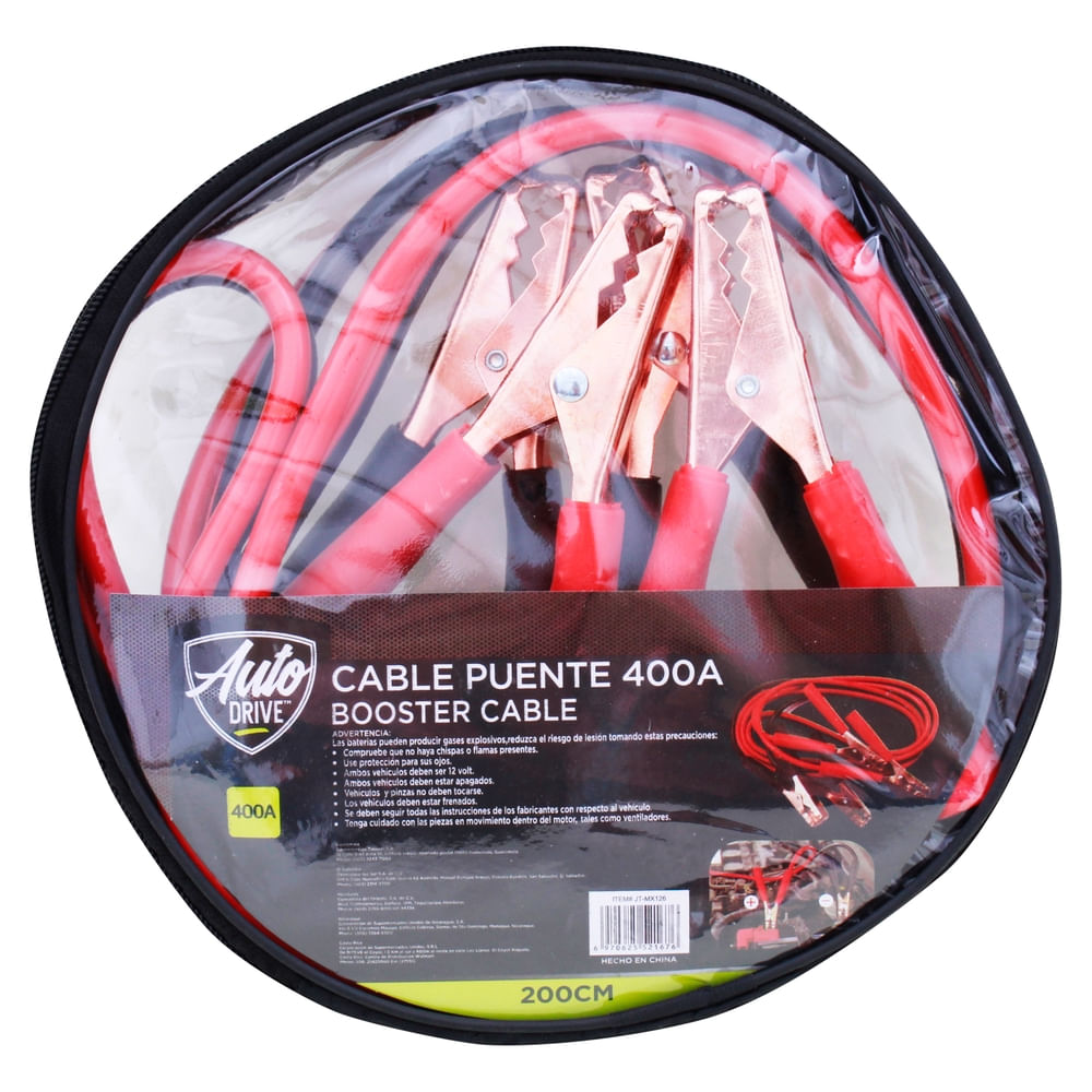 Comprar Cable Pasa Corriente 400 Amperios 200 Cm | Walmart Guatemala ...