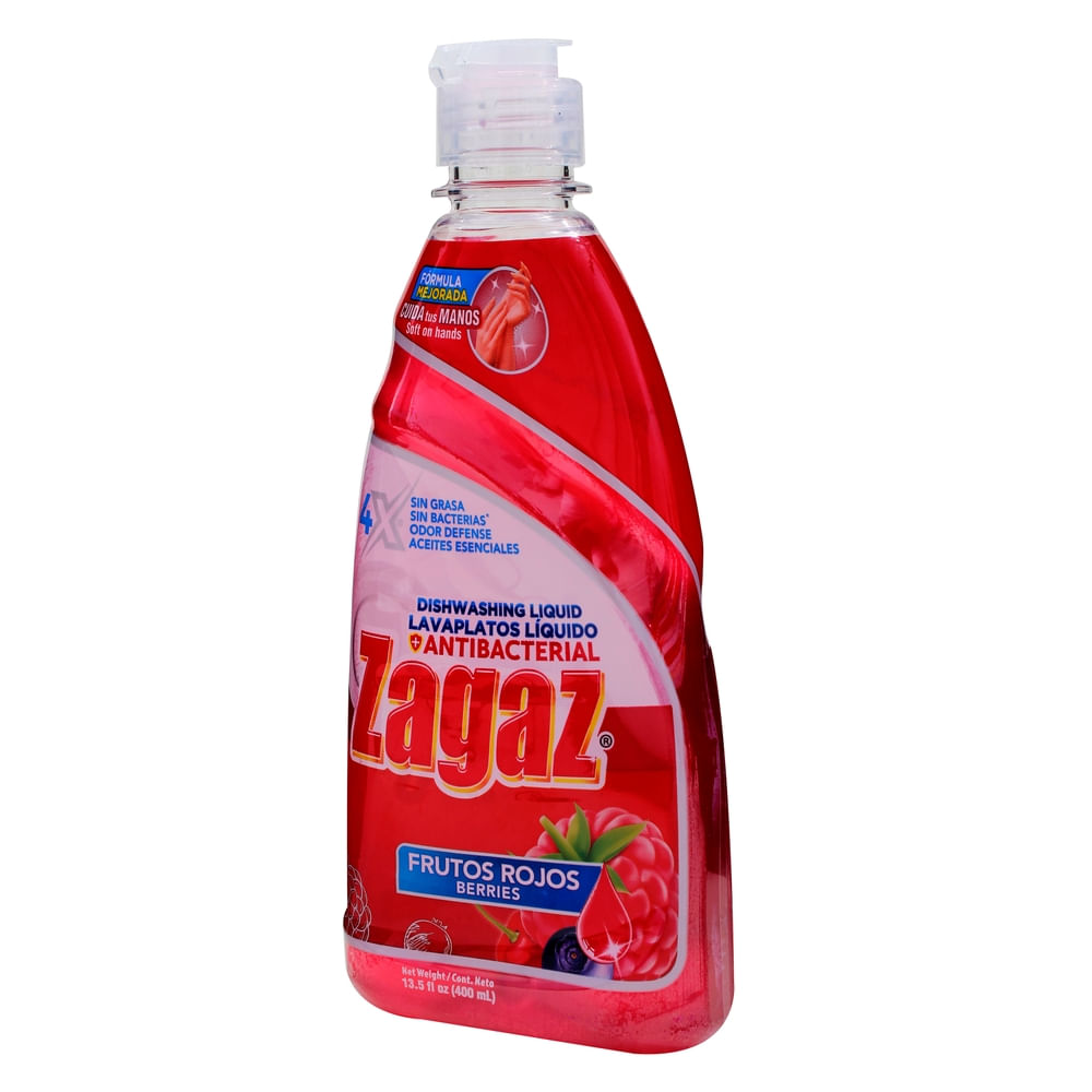 Comprar Lavaplatos Zagaz líquido frutos rojos - 400 ml | Walmart ...