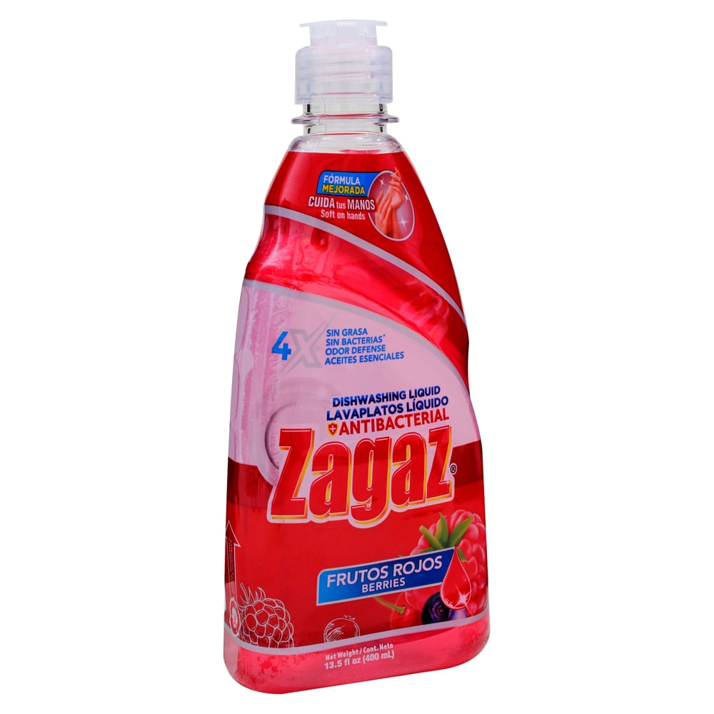 Comprar Lavaplatos Zagaz líquido frutos rojos - 400 ml | Walmart ...