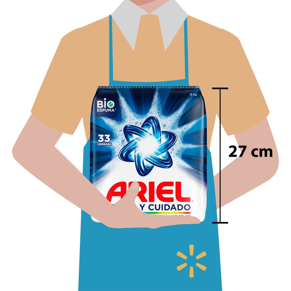 Comprar Detergente En Polvo Ariel Poder Y Cuidado Para Ropa Blanca Y De ...
