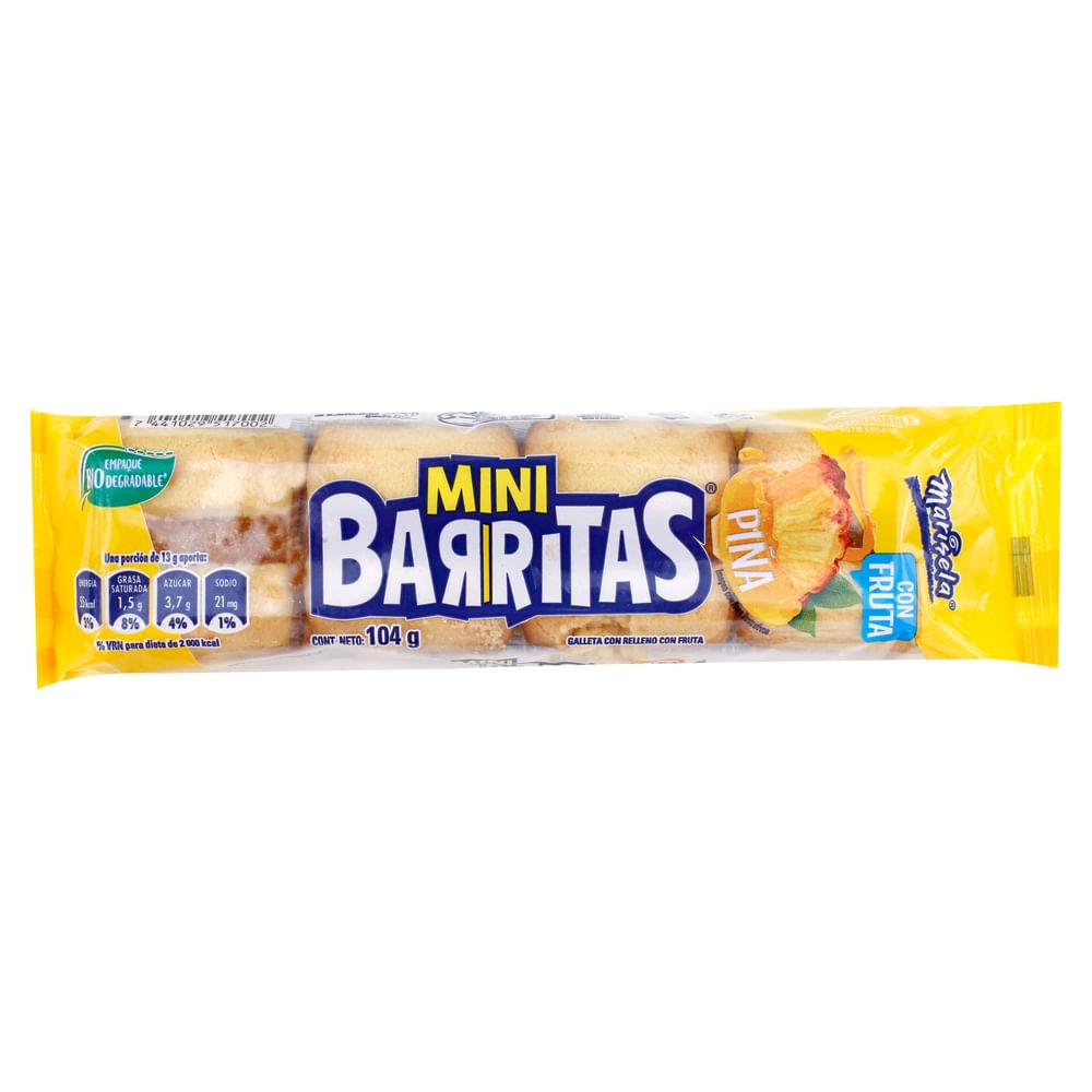 Mini Barritas Pina 1p 104 Gr Mla