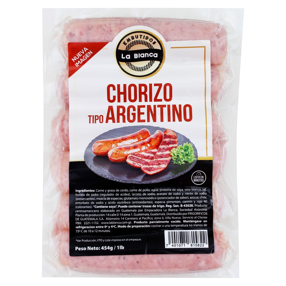 Comprar Chorizo Argentino La Blanca - 454 g | Walmart Walmart Guatemala ...