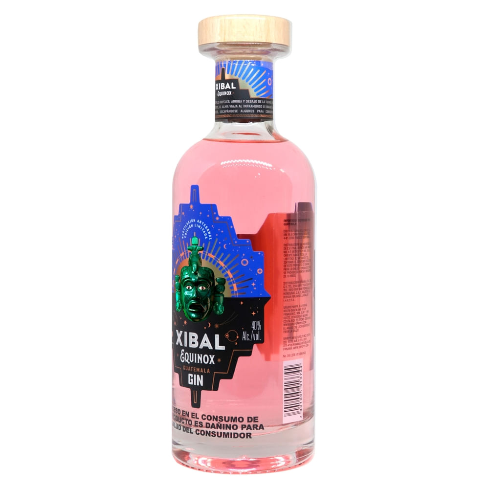 Ginebra Xibal Equinox gin con 40% volulen de alcohol - 700 ml