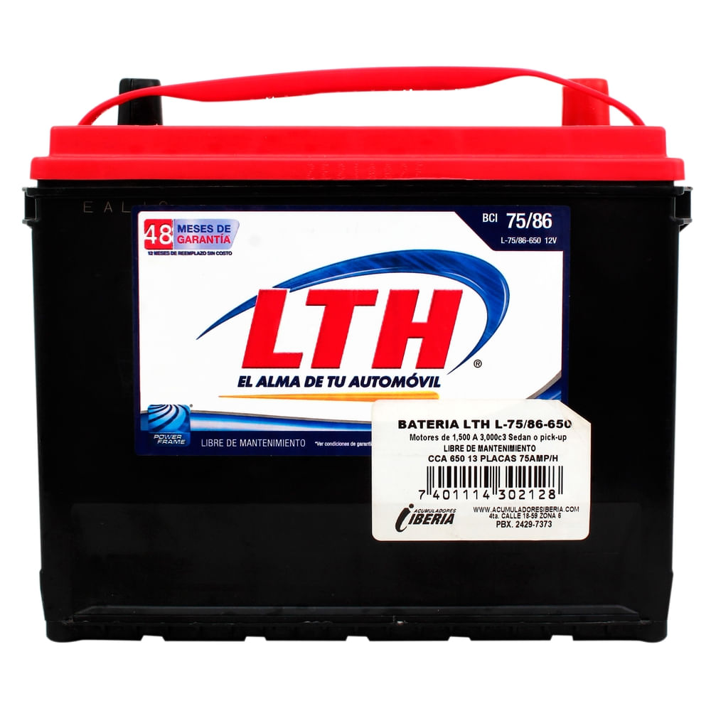 Comprar Batería Lth Para Automóvil L-75/86-650 | Walmart Guatemala - Walmart | Guatemala