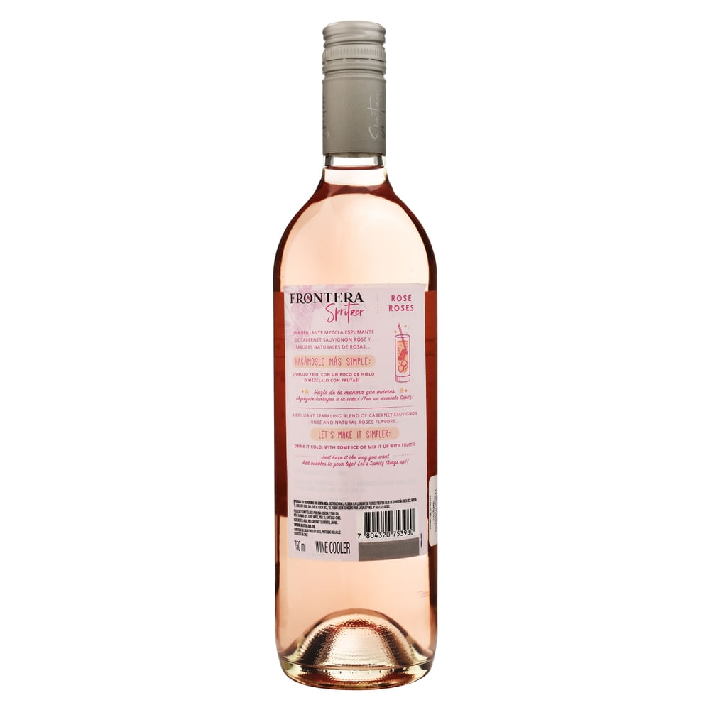 Comprar Vino rosado Frontera gently bubbly spritzer roses -750 ml ...