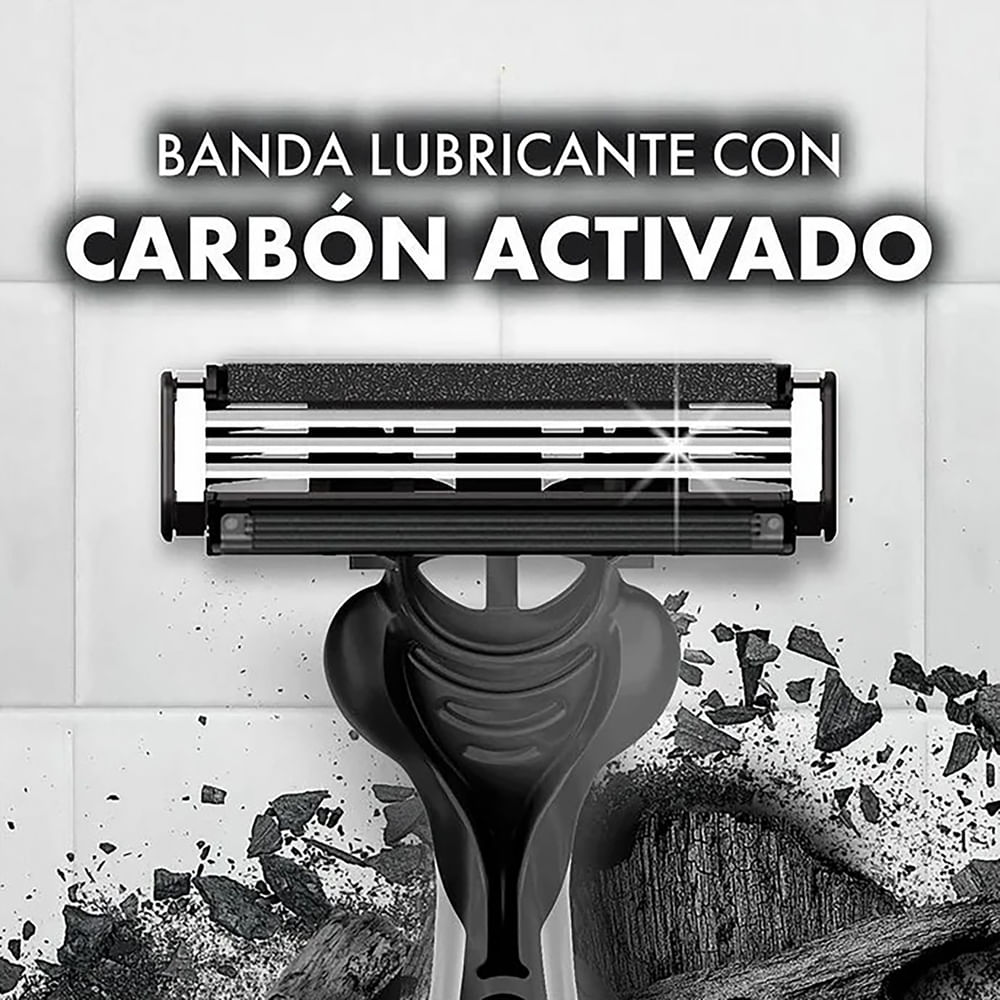 Gillette Pb3 Carbono Activ Blister 4ea - Walmart | Compra en línea
