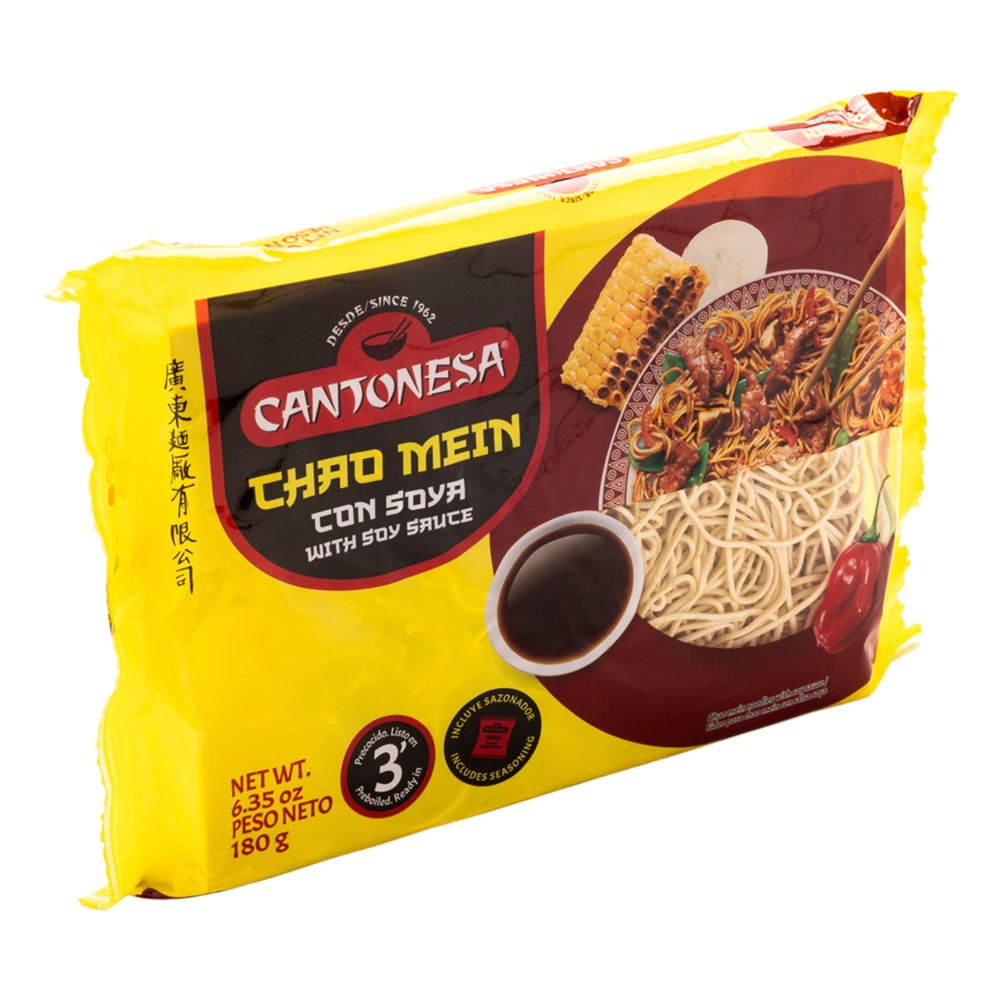Comprar Pasta Cantonesa Chao Mein Con Soya - 180 g | Walmart Walmart ...