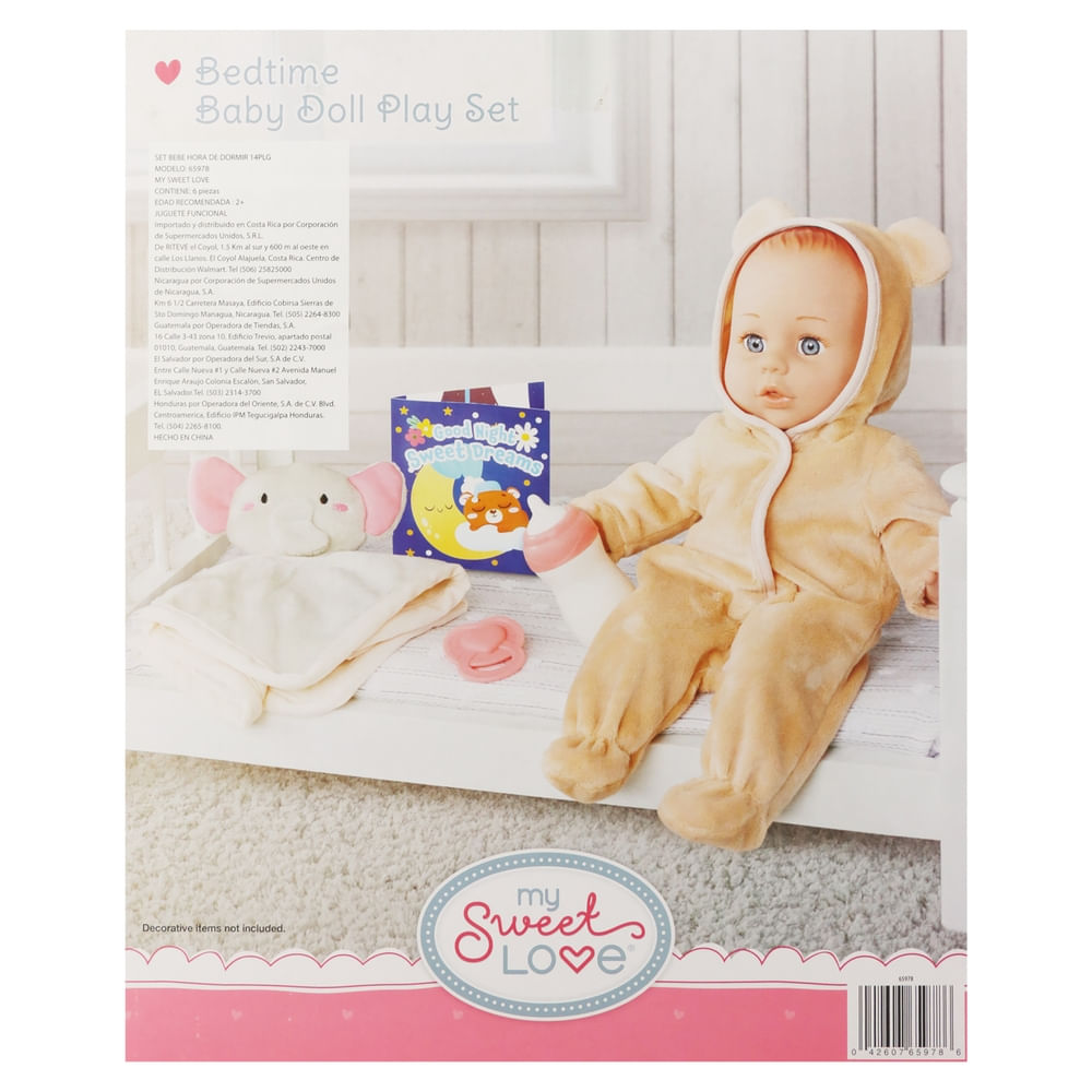 Comprar Msl 14in Sleep Time Baby Doll Playset | Walmart Guatemala