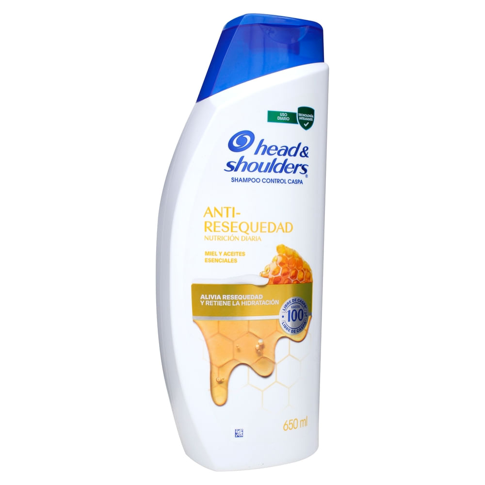 Comprar Shampoo Head & Shoulders anti resequedad miel y aceites ...