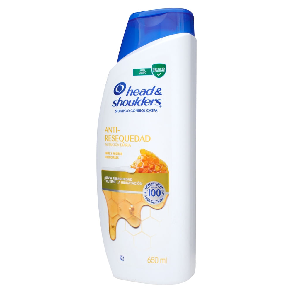 Comprar Shampoo Head & Shoulders anti resequedad miel y aceites ...