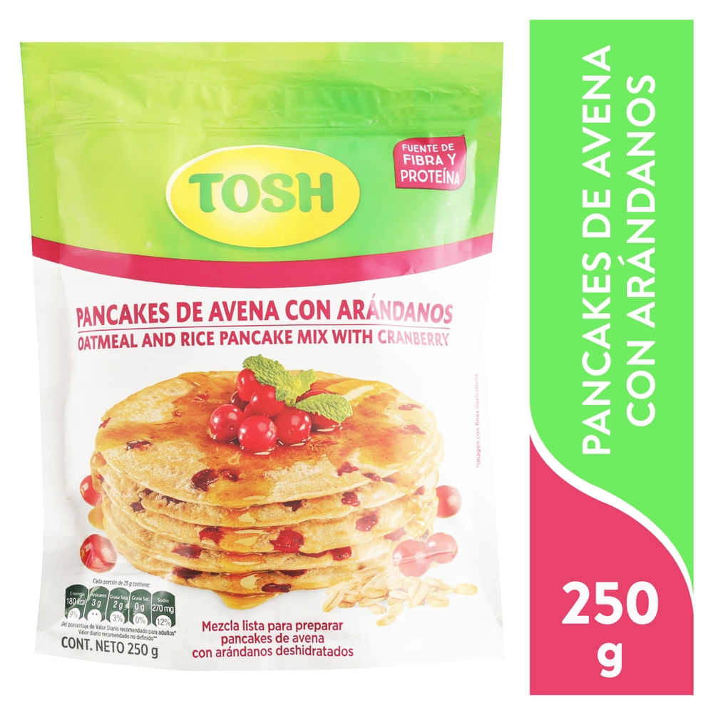 Comprar Mezcla Para Pancake Tosh Con Arándano - 250 g | Walmart ...