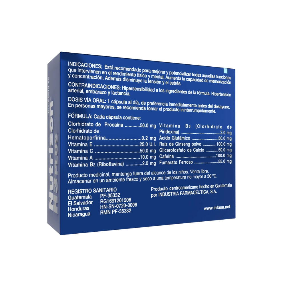 Nutrison H3 Plus - 30 capsulas s | Walmart Guatemala - Walmart | Guatemala