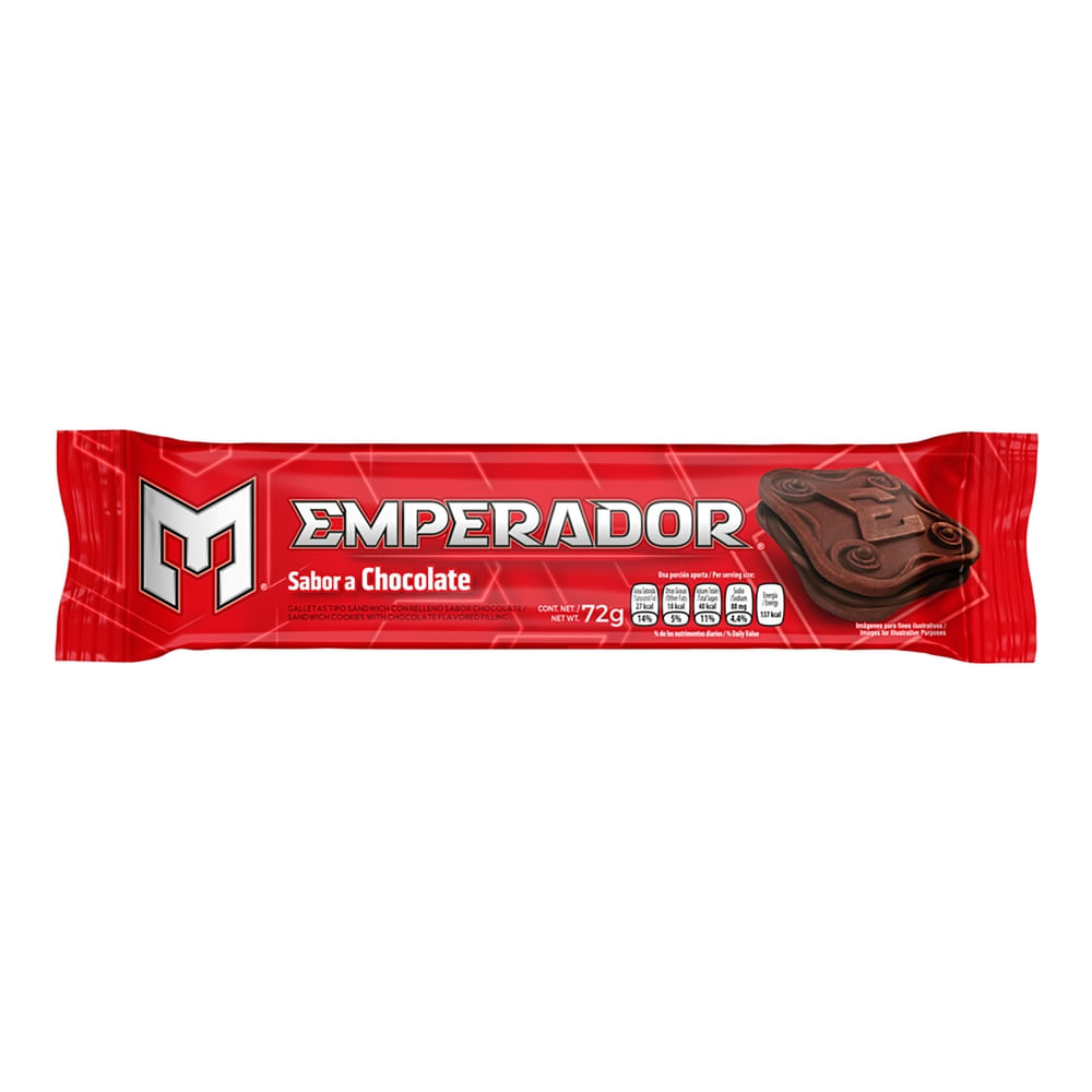 Comprar Galletas Gamesa Emperador Chocolate - 72 g | Walmart Guatemala