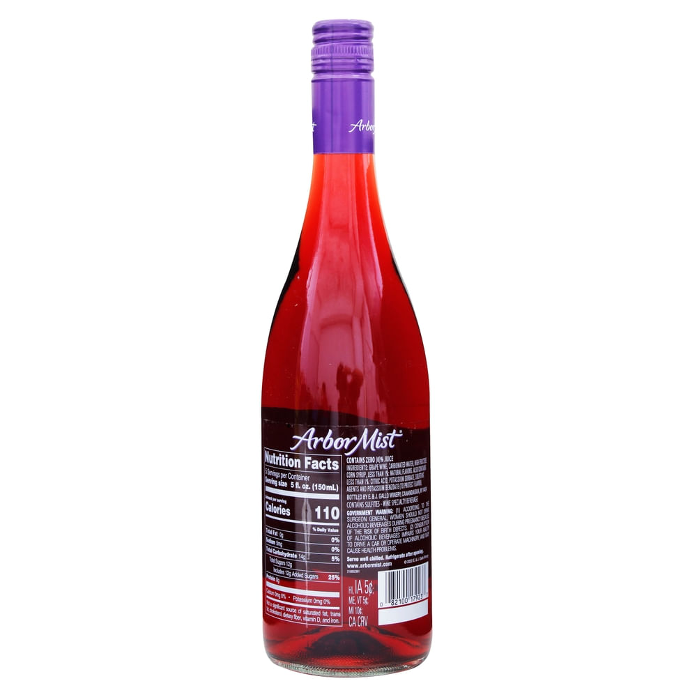 Comprar Vino Marca Arbor Mist, Blackberry Merlot - 750ml | Walmart ...