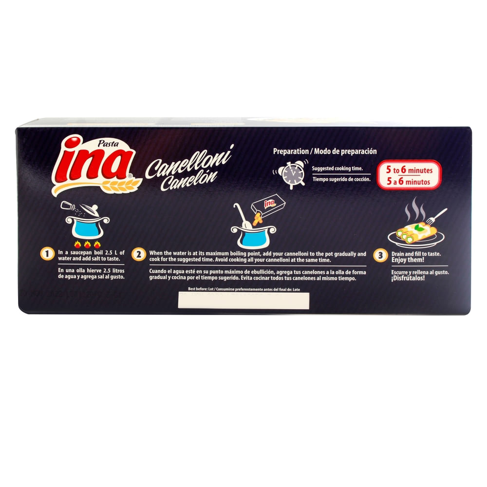 Comprar Pasta Ina para canelón de primer calidad - 250 g | Walmart ...
