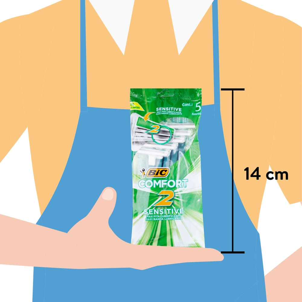 Comprar Rasuradora Bic Comfort Twin -5 unidades | Walmart Guatemala