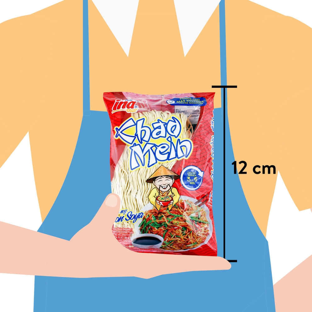 Comprar Pasta Ina Chao Mein Con Soya - 180 g | Walmart Guatemala ...