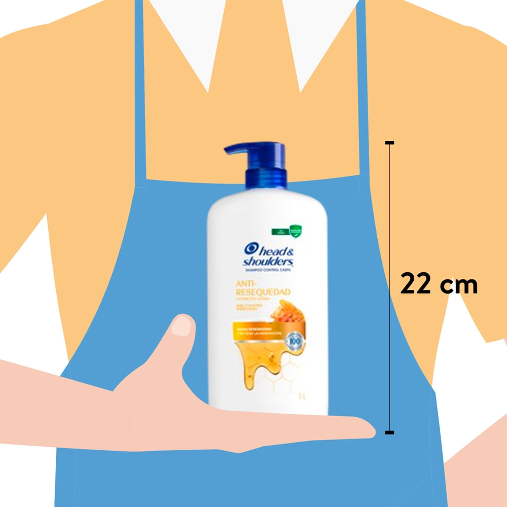 Shampoo H&S nutrihoney -1000 ml - Walmart | Guatemala