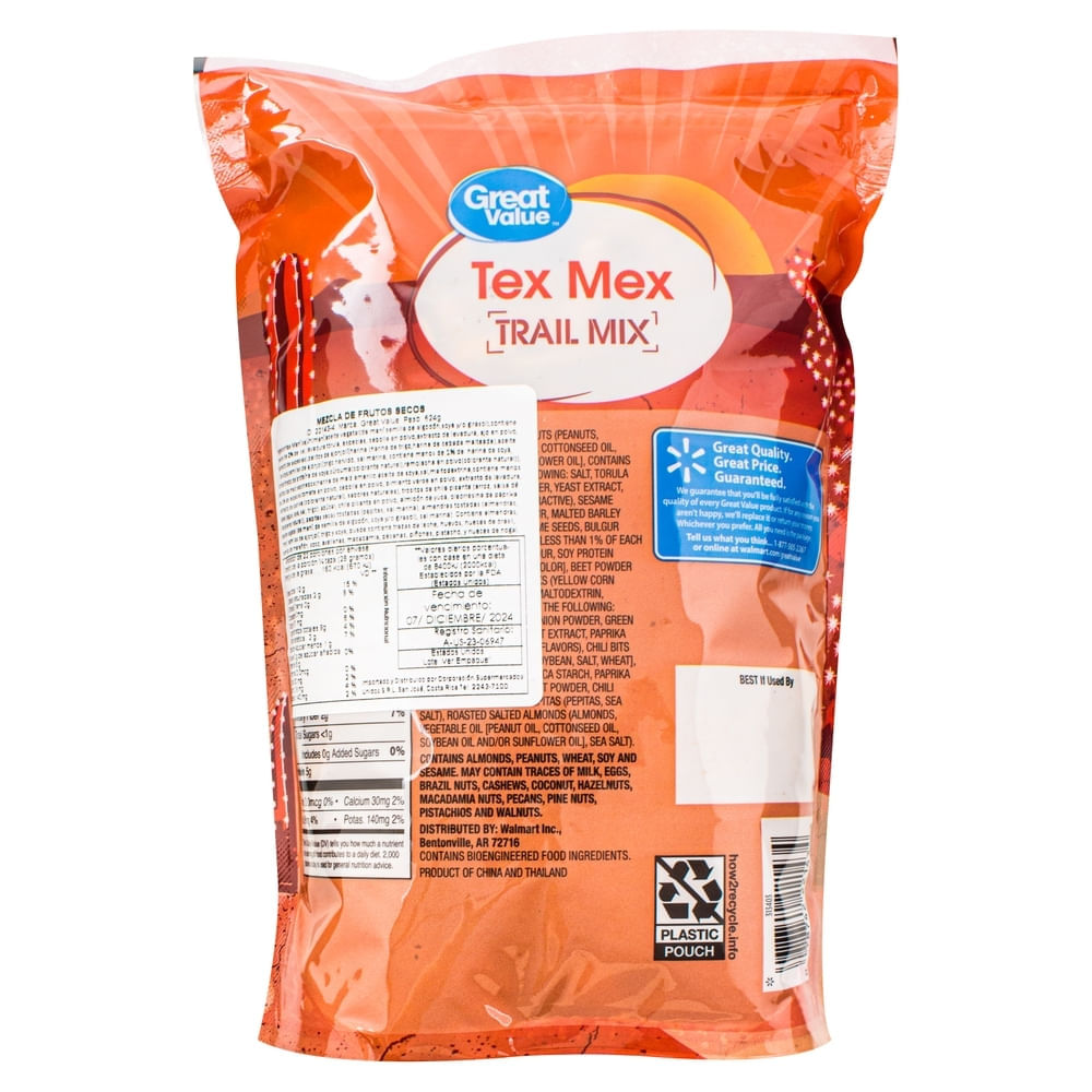 Comprar Semillas Great Value Tex Mex Trail Mix - 624 g | Walmart ...