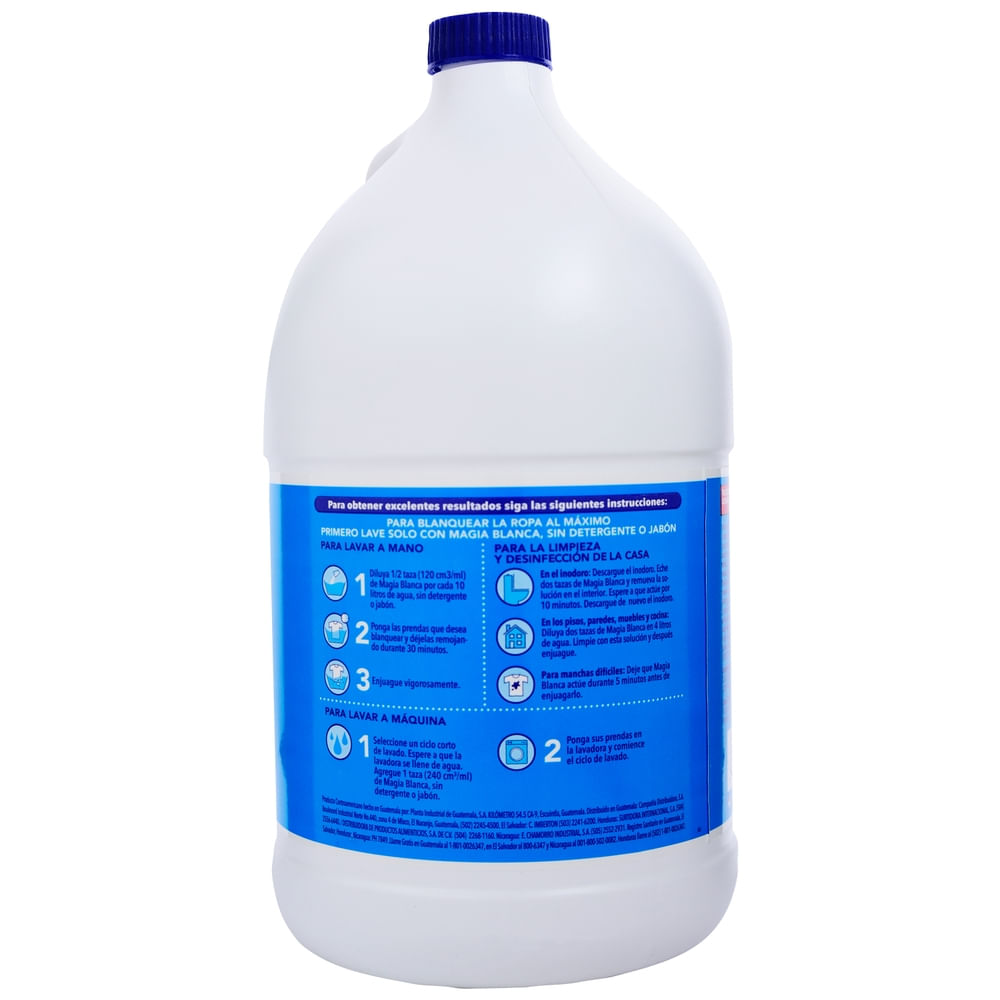 Comprar Cloro Magia Blanca Galón Regular - 3.785 L | Walmart Guatemala ...
