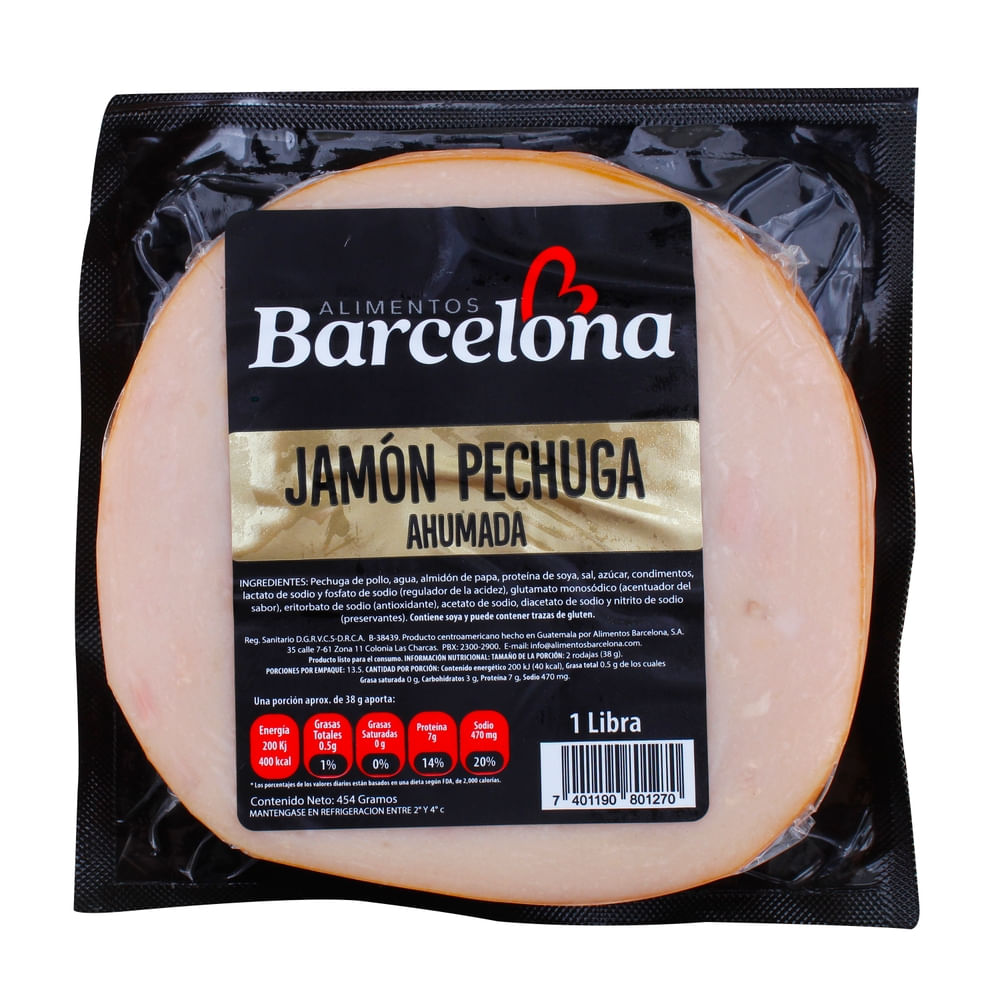 Jamon Pechuga Barcelona 1 Lb