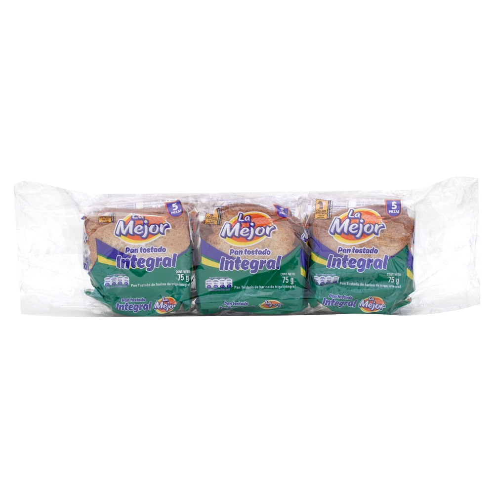 Comprar Pan La Mejor Tostado Integral - 225 g | Walmart Guatemala ...