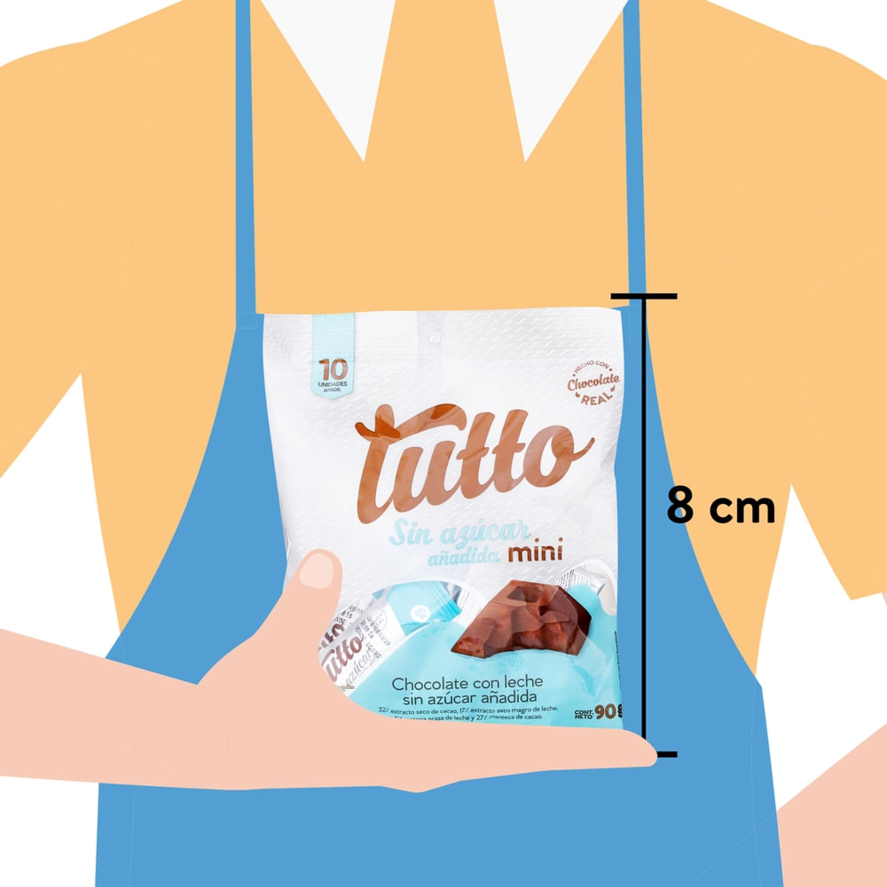 Comprar Mini Chocolate Tutto Sin Azúcar - 90 g | Walmart Guatemala ...