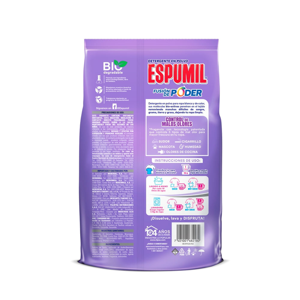 Comprar Detergente en polvo Espumil Explosión de Limpieza - 1 kg ...