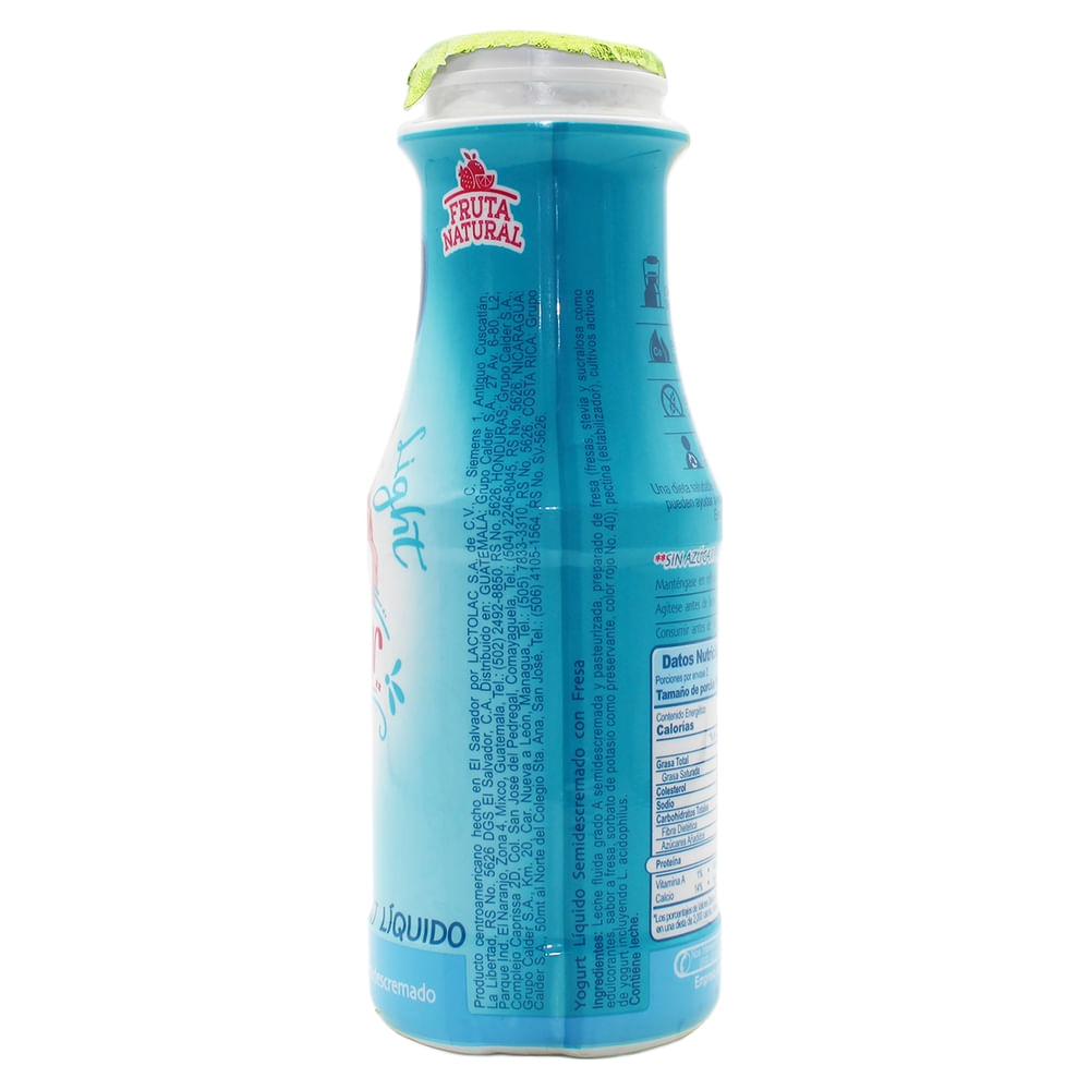 Comprar Yogurt Yes Líquido Light Sin Azúcar Fresa - 206 g | Walmart ...