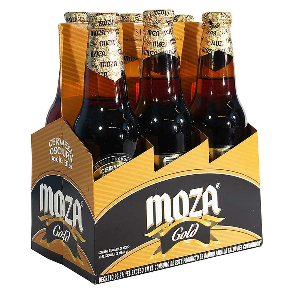 Comprar 6 Pack Cerveza Moza Gold Botella - 2100ml | Walmart Guatemala ...