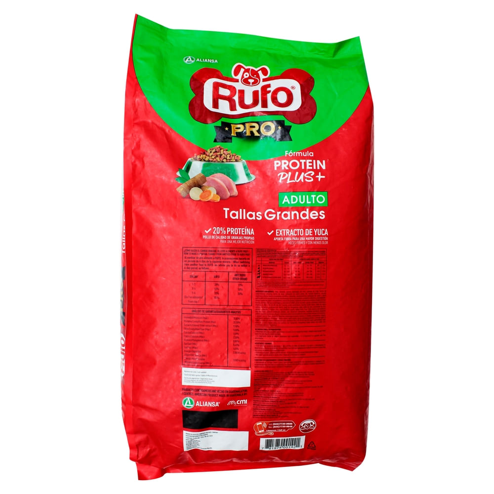 Comprar Alimento Perro Rufo Pro Adulto - 25 lb | Walmart Guatemala ...