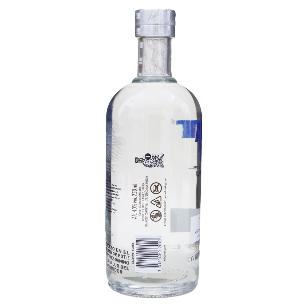 Comprar Vodka Absolut country of sweden gluten free - 750 ml | Walmart ...