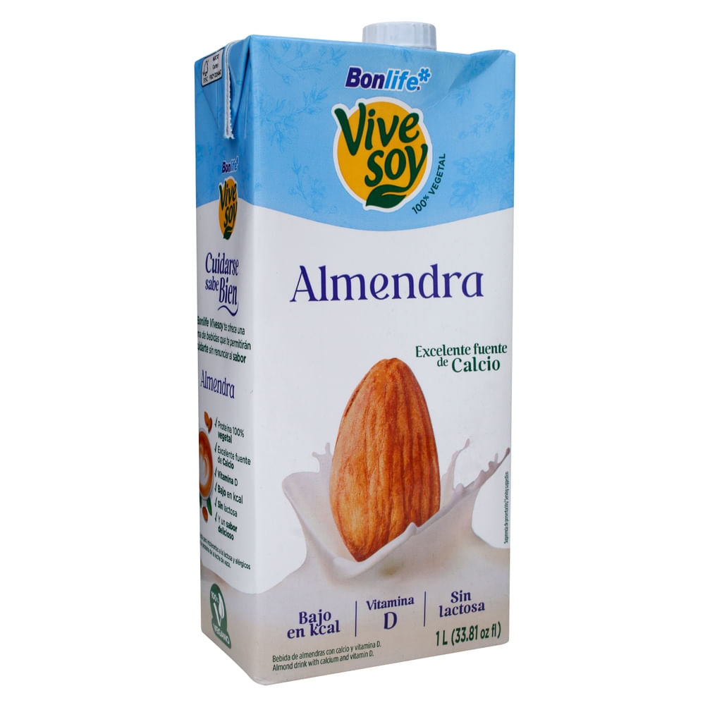 Leche Vive Soy de Almendra Natura l - 1 L - Walmart | Guatemala