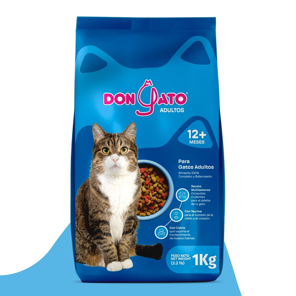 Comprar Alimento Don Gato Para Gato Adulto - 1kg | Walmart Guatemala ...