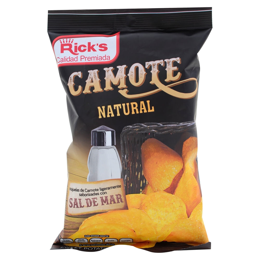 Comprar Snack Ricks Camote Natural - 120 g | Walmart Guatemala