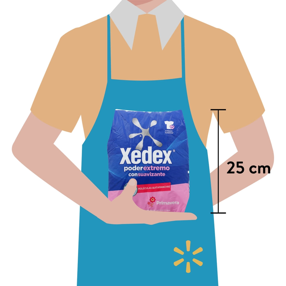 Detergente en polvo Xedex Poder Extremo Primavera en polvo - 2.3 kg ...